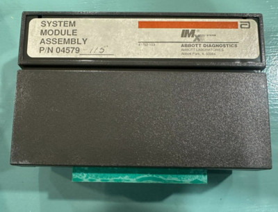 Abbott 8384-06 IMX System Module Assembly Version 6.0 04579-115 | eBay