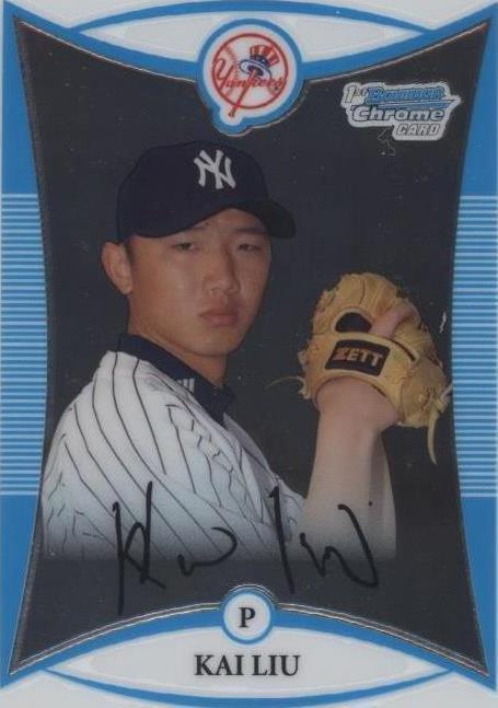 2008 Bowman Chrome - Prospects Kai Liu #BCP167 (RC) for sale online | eBay