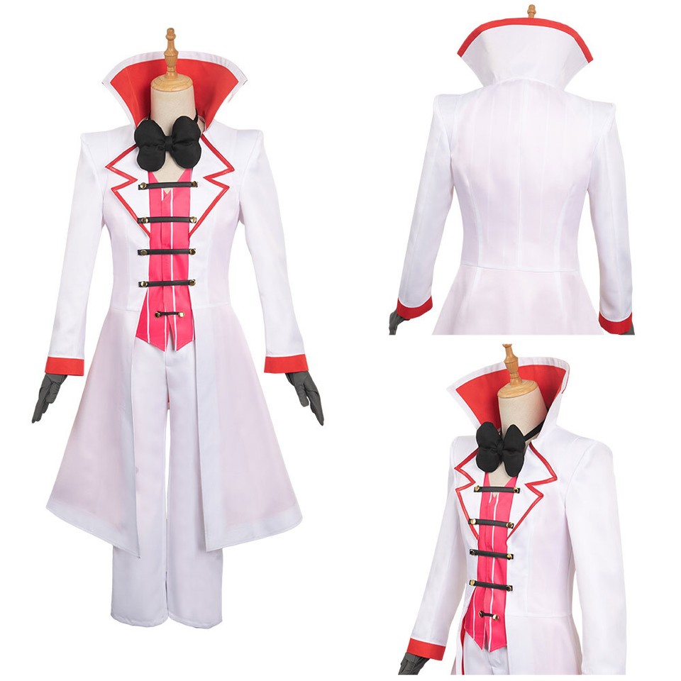 Hazbin Hotel Lucifer Morningstar Cosplay Costume Uniform Halloween ...