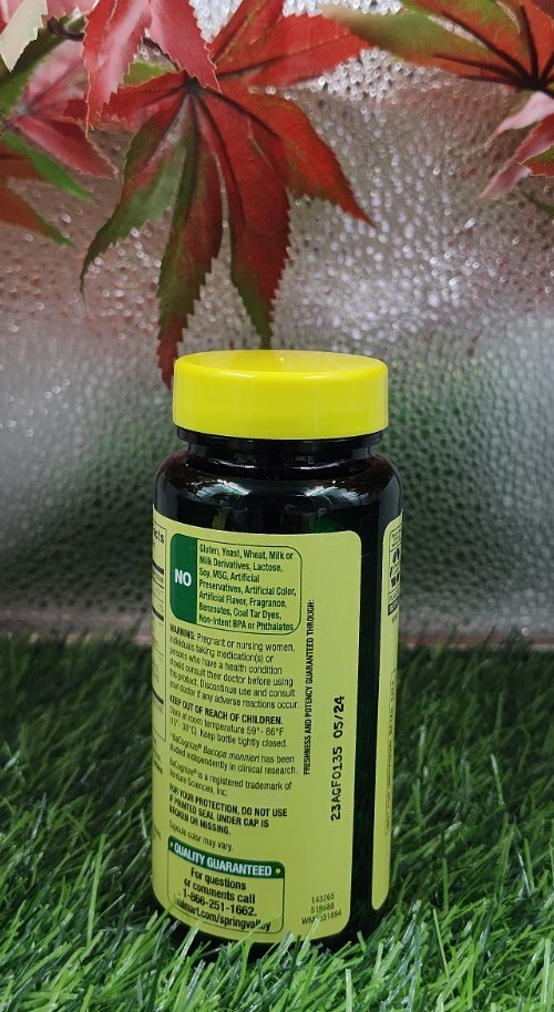 Spring Valley Brain Performance Support 60 Vegetarian Capsules Diet ...