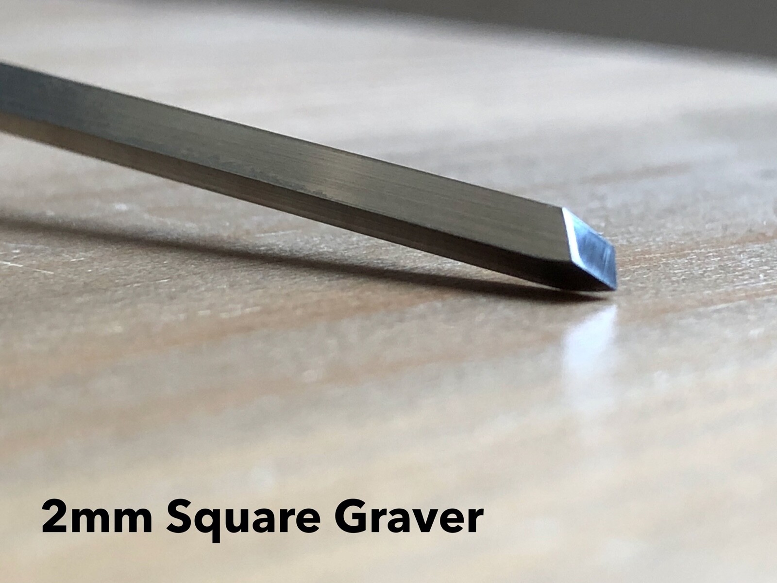 2, 2.5 or 3mm Square Graver Hand Engraving Tool - Vallorbe- Sharp ...