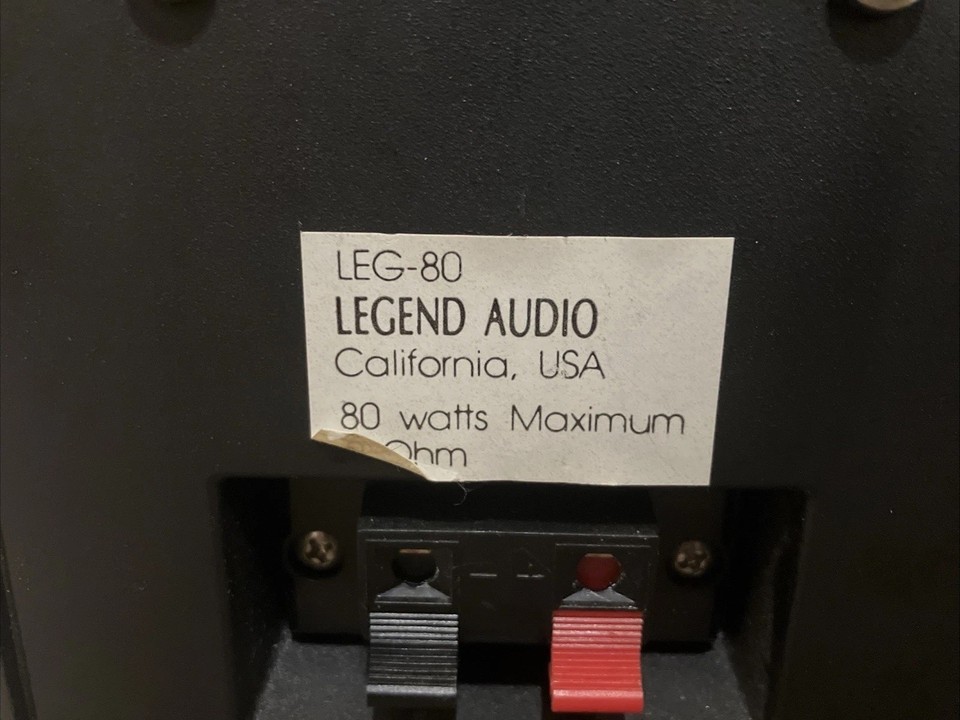 Legend Audio LEG-80 100w 8 Ohms Bookshelf inside outside Speaker Pair ...