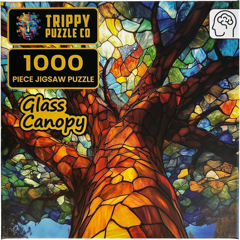 Stained Glass Puzzle Tree of Life Puzzles for Adults 1000 Pieces ...
