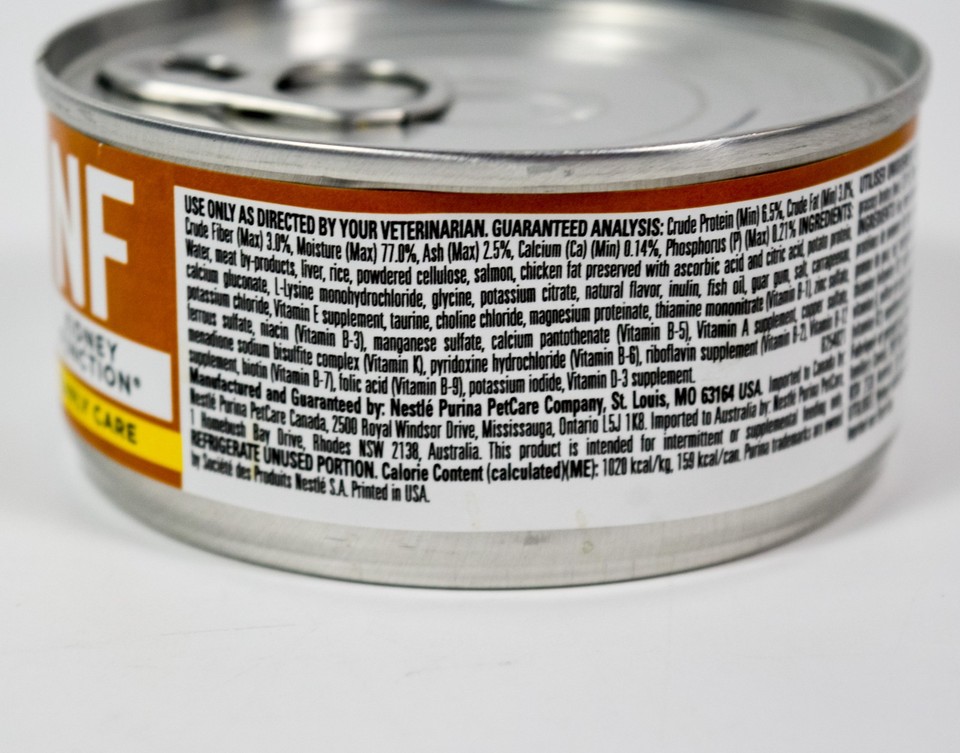 7 Purina PRO PLAN NF Kidney Function Early Care Cat Food 5.5oz can 01/ ...