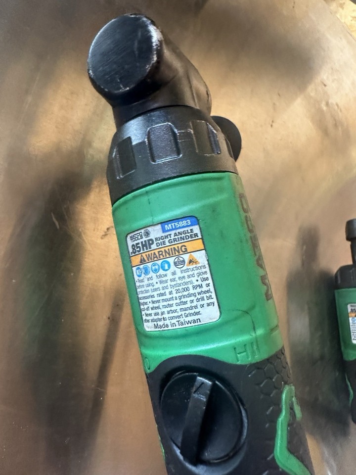 Matco Tools .85HP Right Angle Die Grinder Green MT5883 | eBay