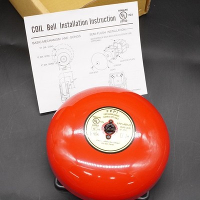 6” Fire Alarm Bell 120vac NEW SIGNALING AUDIBLE | eBay