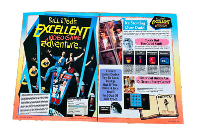 Bill & Ted’s Excellent Adventure NES Nintendo Power Magazine Print ...