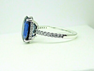 Authentic Pandora #190056C01-50 Sparkling Statement Halo Ring Size 5 | eBay