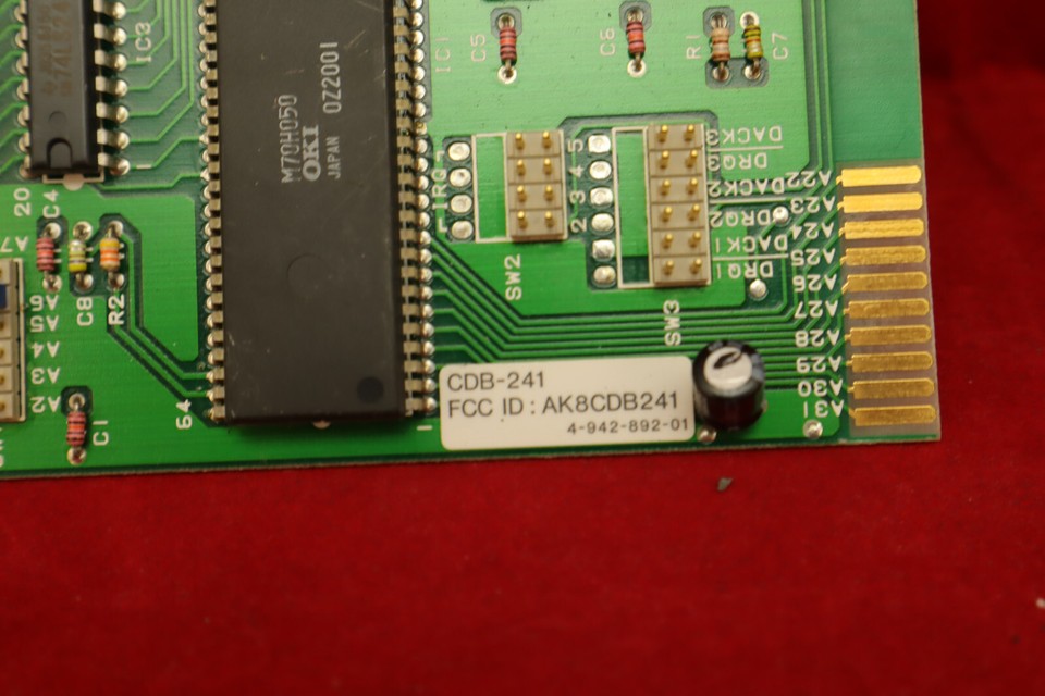 Sony CDB-241 ISA IO CD-ROM Host Adapter Audio Computer Card | eBay