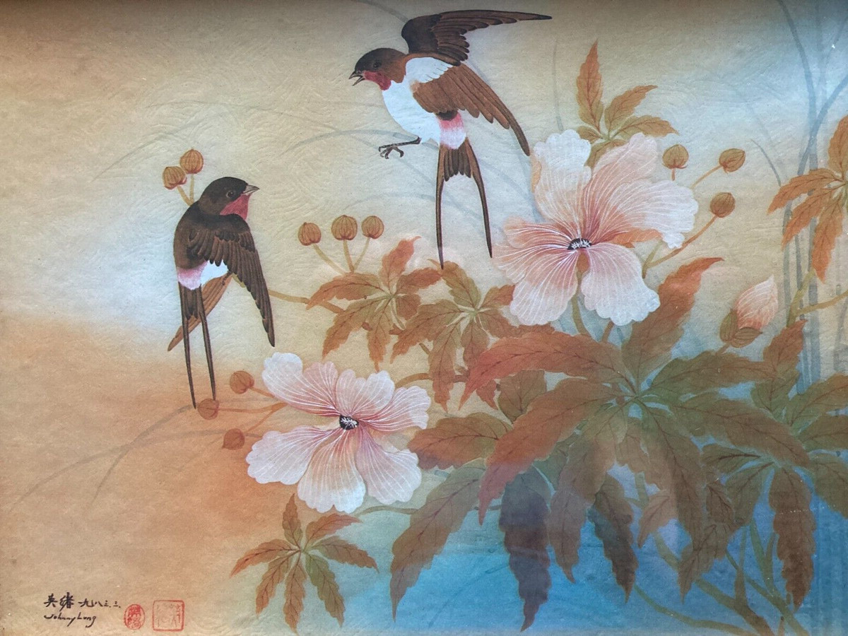 Johnny Lung Bird Painting