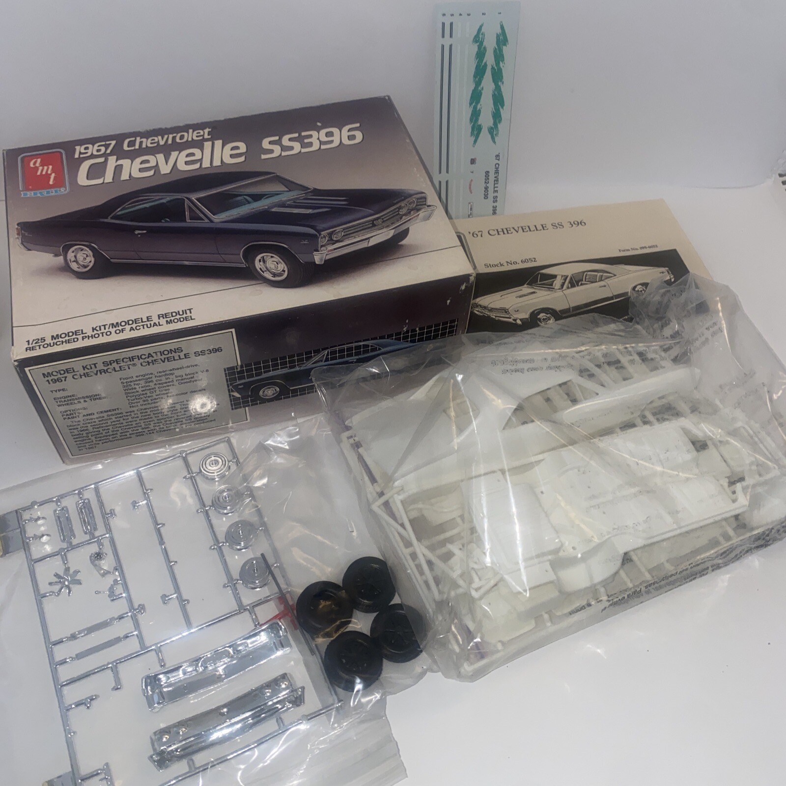 AMT 1967 Chevelle SS396 Model Car Kit # 6052 | eBay