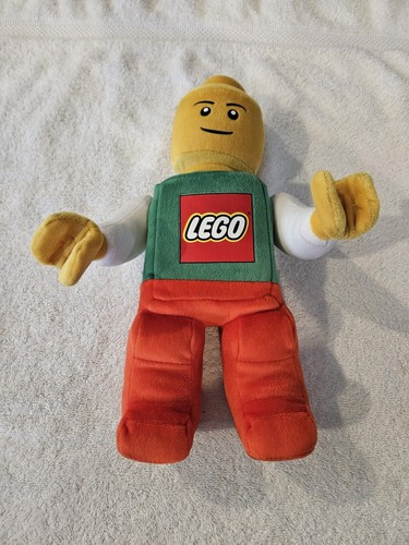 12" Lego Man Doll Plush Stuffed Soft Toy Jointed Movable Arms No Hat | eBay