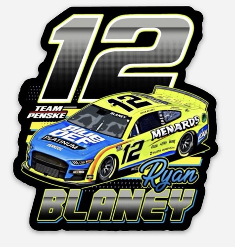 Ryan Blaney 12 NASCAR Vinyl Sticker Decal | eBay