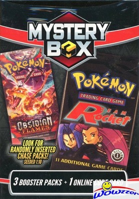 MJ Holdings POKEMON MYSTERY Factory Sealed HANGER Box-3 Booster Pack ...