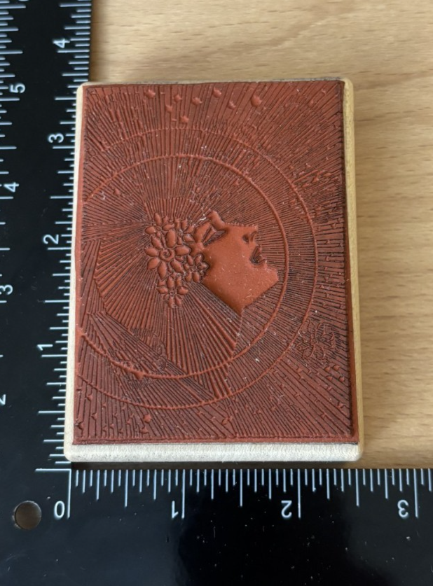 Don Blanding & Rubber Poet - Memory Room - Ecstasy - Wood Rubber Stamp ...