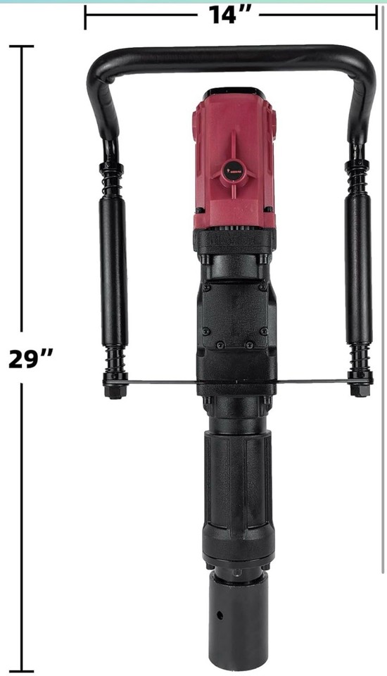 Electric Pile Driver Hammer - JKCHENPRO 2200W Electric T Post Driver ...