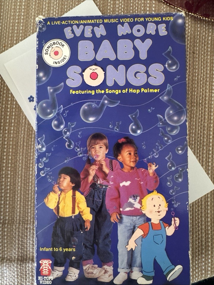 VHS Lot: More Baby Songs, Even More Baby Songs, Baby Rock Palmer, hi ...