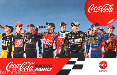 2012 COCA-COLA RACING FAMILY T.STEWART,D.HAMLIN +6 OTHERS NASCAR ...