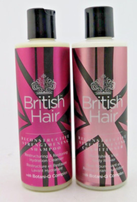 British Hair Reconstructive Strengthening Shampoo & Conditioner *Twin ...