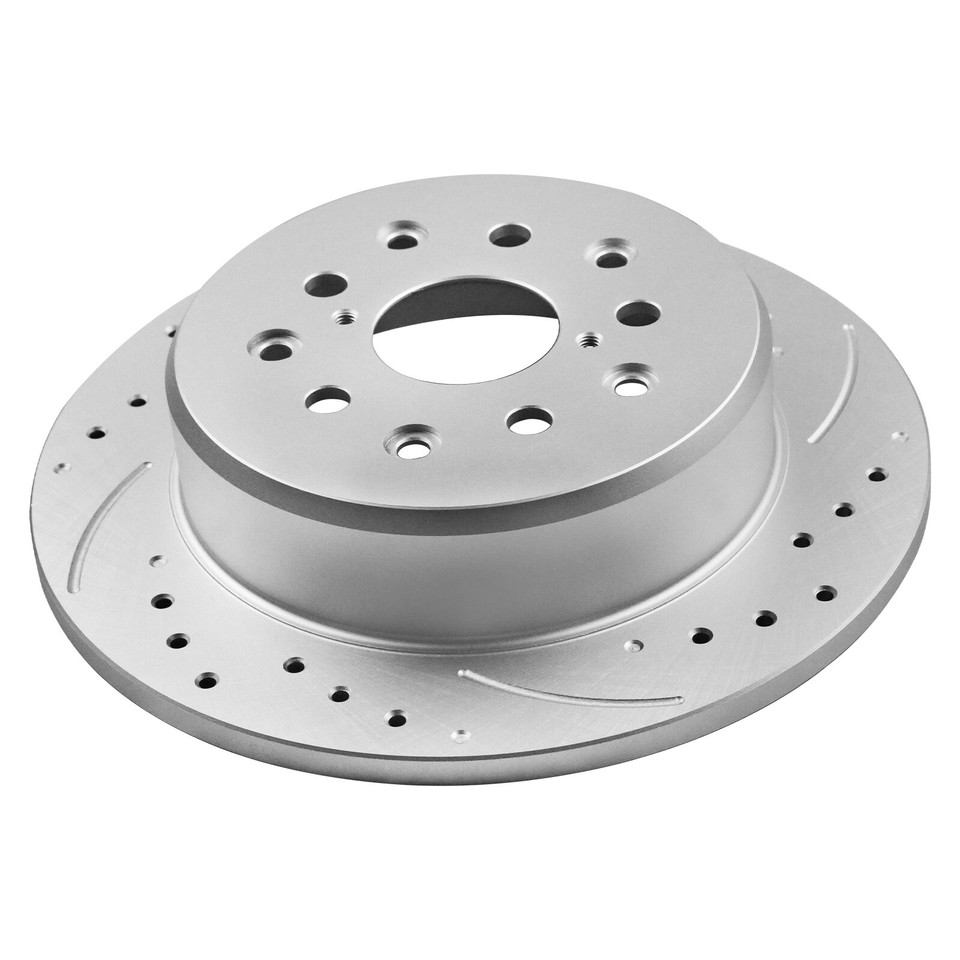 Rear Drilled Brake Rotors Ceramic Pads For 2001-05 Lexus GS300 GS400 ...