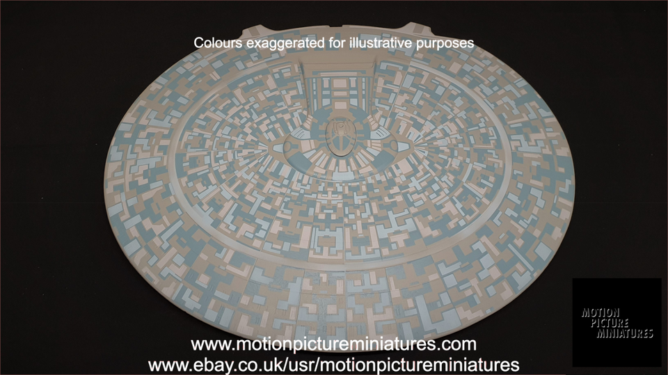 Enterprise D 4-COLOUR Aztec Paint Mask Set, 1/1400 AMT, Round2 Star ...