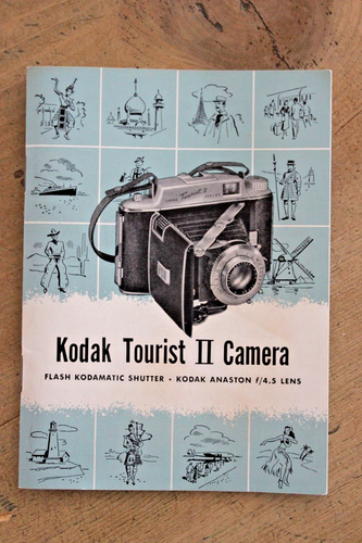 Vintage Kodak Tourist II Camera Instruction Information Book Booklet ...