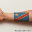 Large 'Democratic Republic of the Congo' Temporary Tattoo (TO00030683 ...
