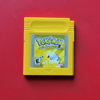 Pokemon Yellow Version: Special Pikachu Ed Game Boy Authentic New ...