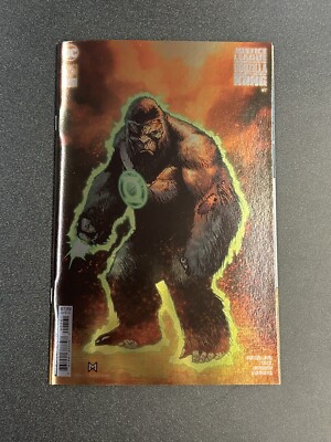 JUSTICE LEAGUE VS GODZILLA VS KONG #7 KONG GREEN LANTERN FOIL VARIANT ...