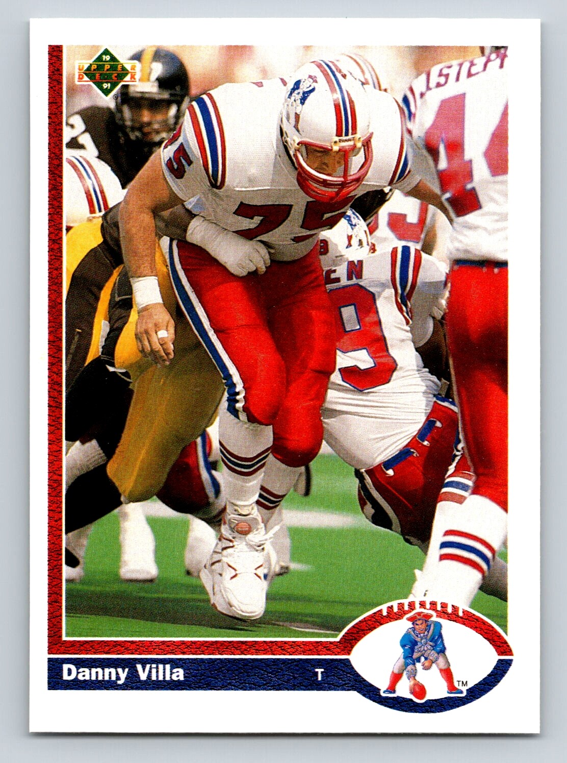 Danny Villa 1991 Upper Deck #565 New England Patriots | eBay