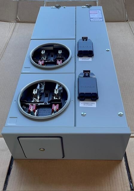 Siemens WEP2211 200 AMP 2-Gang UNI-PAK Meter (NEW) | eBay