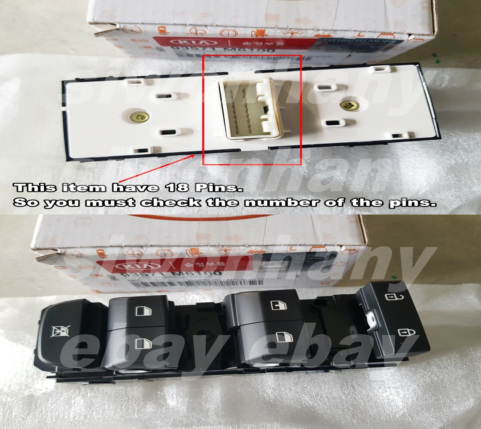 18 Pins Power Window Switch For LHD For KIA Forte Cerato K3 YD 2019 ...