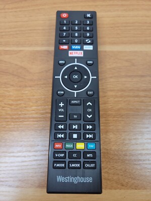 NEW OEM Genuine Westinghouse Smart TV Remote Netflix YouTube Vudu ...