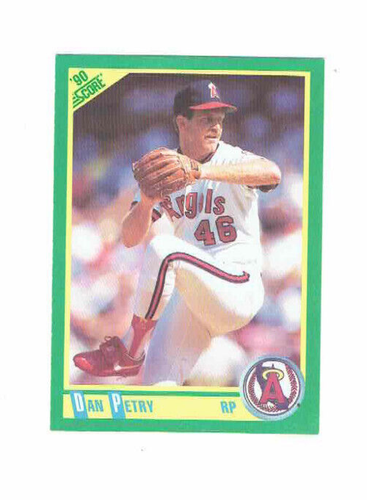 Dan Petry Angels #46 RP #211 Score 1990 Baseball Card | eBay
