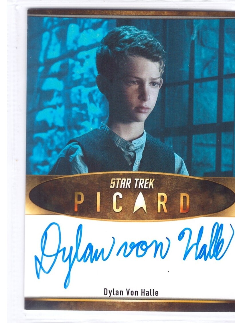 Star Trek Picard Season 2 3 autograph card Dylan Von Halle as Picard ...