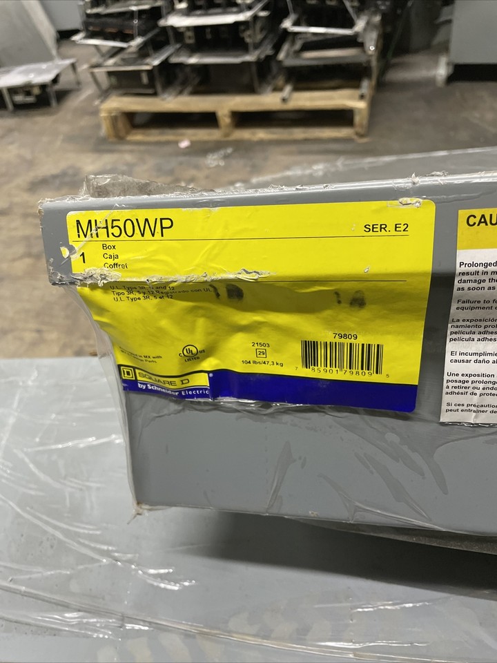 NEW OLD STOCK Square D MH50WP For NQ & NF Panel Board 3R Enclosure Box ...