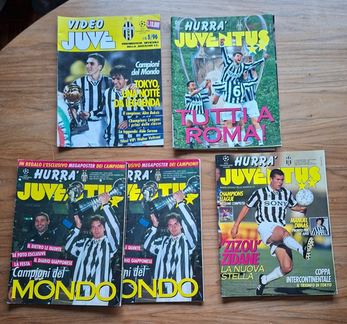 5x Juventus Italian Football Magazines, 1995 & 1996. | eBay UK