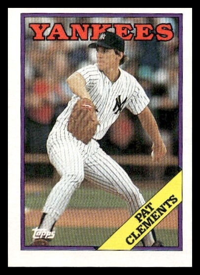1988 Topps #484 Pat Clements New York Yankees Baseball card | eBay