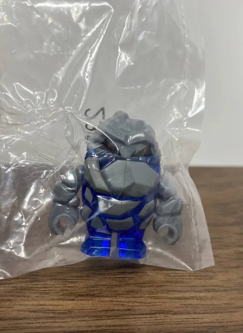 LEGO Glaciator Rock Monster Minifigure Power Miners Trans Dark Blue ...