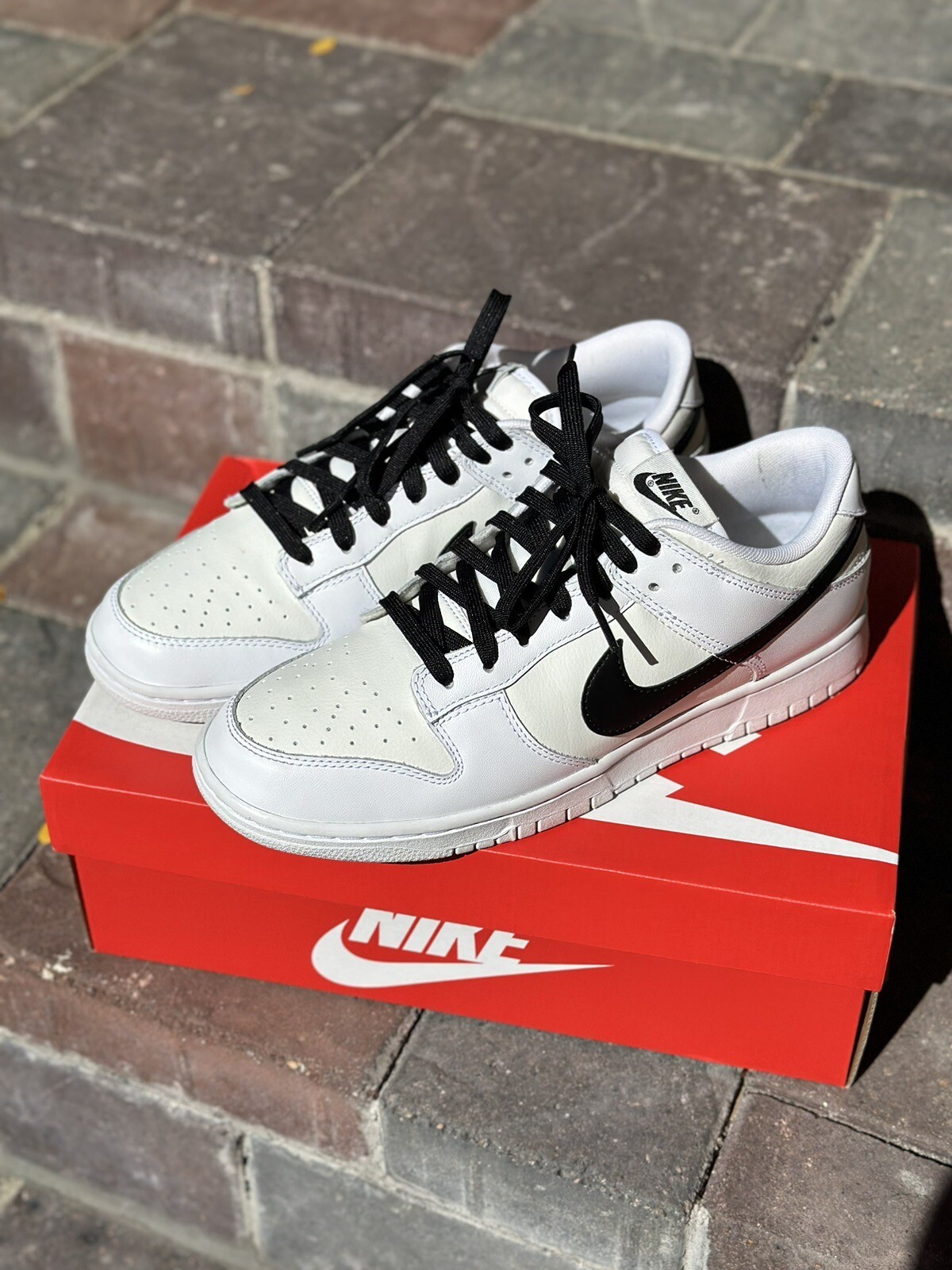 Nike Dunk Low Reverse Panda White Black DJ6188-101 Me… - Gem