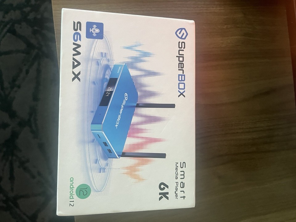 Superbox S6 max Android Smart TV Box 6k Ultra HD Built-in Voice Control ...