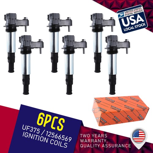 6x Ignition Coil Pack For Buick Allure Enclave 3.6L V6 2005-2009 UF375 ...