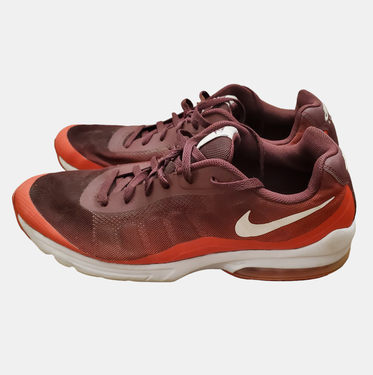 Nike Air Max 749688-600 Womens Red Gradient Invigor Print Running Shoes ...