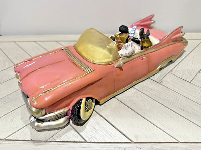 Elvis Presley Pink Cadillac Car, Hand Painted, Comical Art, Caricature ...