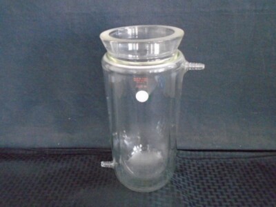 CORNING PYREX 2000mL Glass Jacketed Reaction Vessel Body Flask 12mm ...