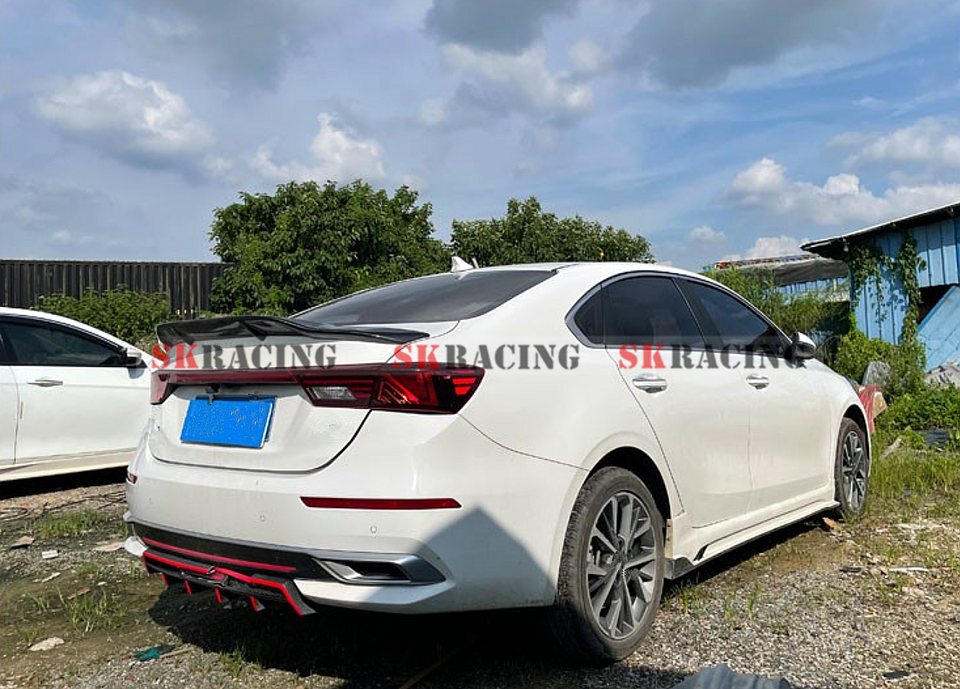 Fit For Kia Forte K3 2019-2023 Glossy Black Duckbill Rear Trunk Lip ...