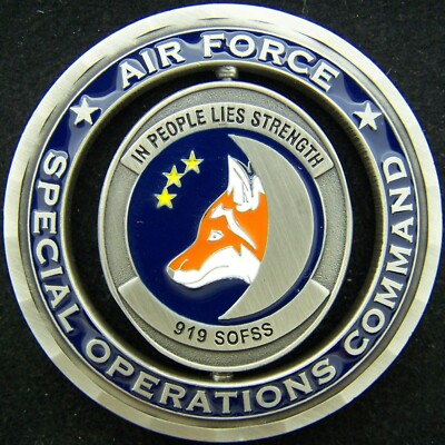 919th Special Operations Security Forces Squadron AFSOC Challenge Coin ...