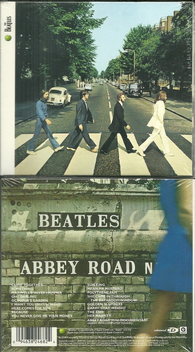 Cd Cover Der Beatles Von Abbey Road