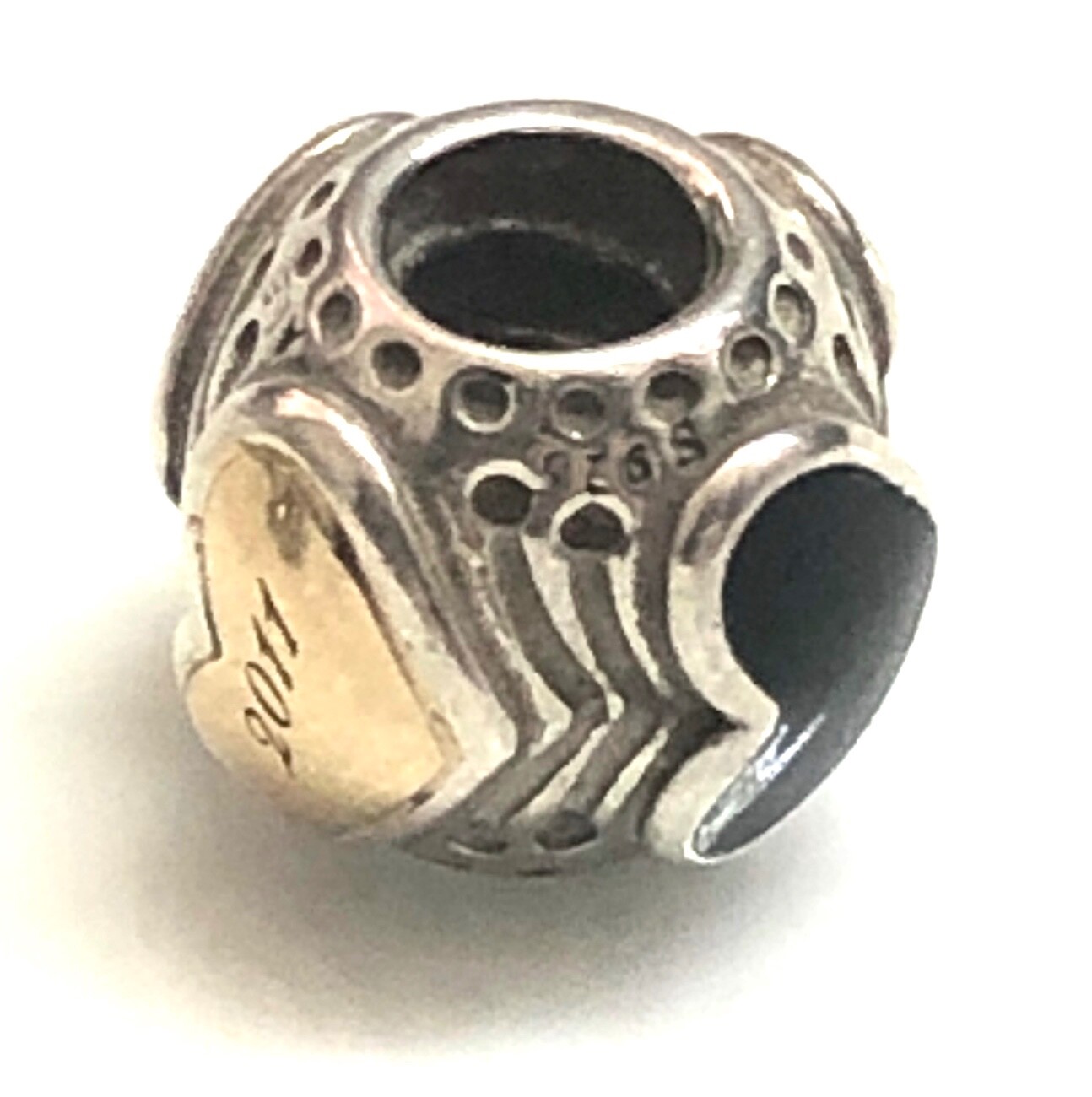 Authentic Pandora SS & 14K Gold 2011 Limited Edition Midnight Hearts ...