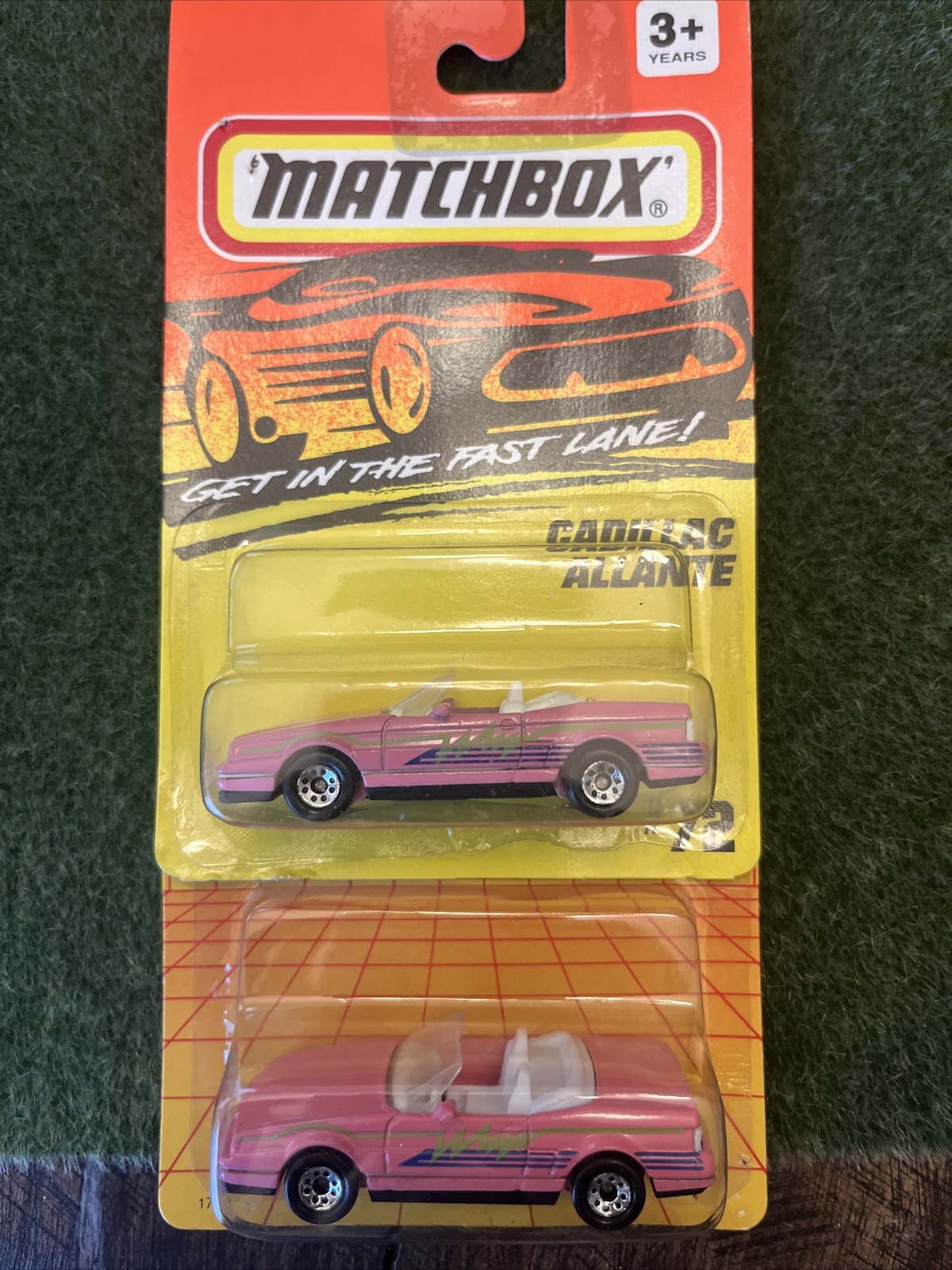 2 1993 Matchbox Pink Cadillac Allante #72 1:64 | eBay